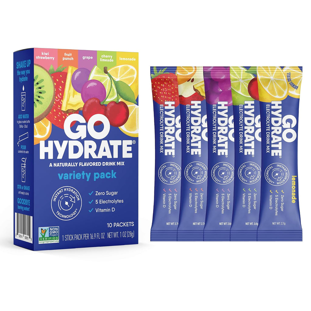 GoHydrate electrolyte powder for hydration