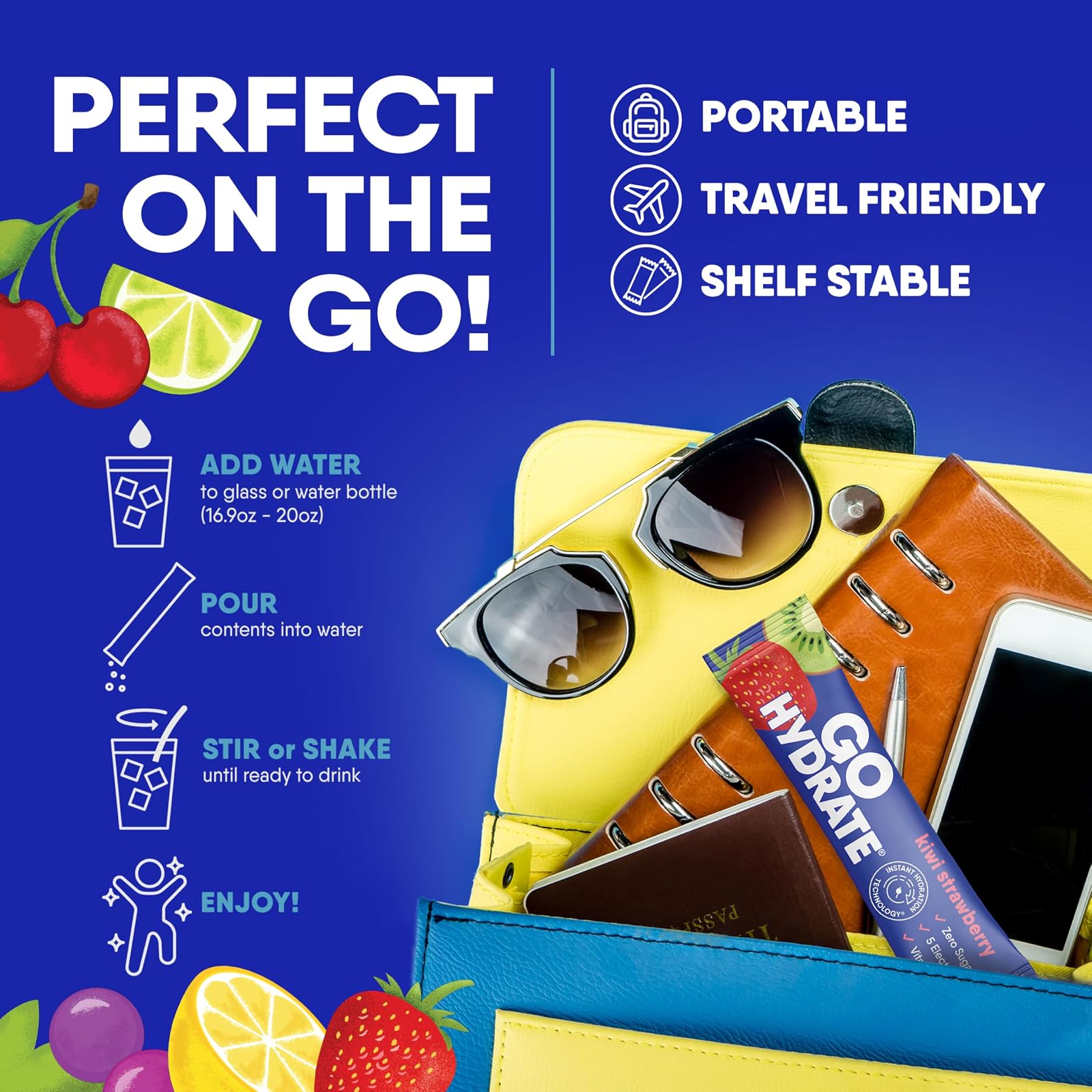 GoHydrate electrolyte tablets for daily use