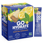 GoHydrate electrolytes powder iced tea lemonade