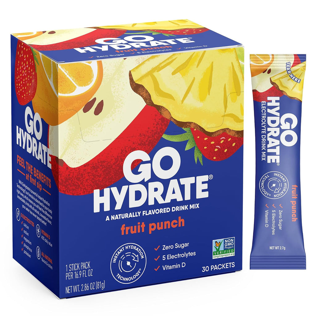 GoHydrate instant hydration powder packets