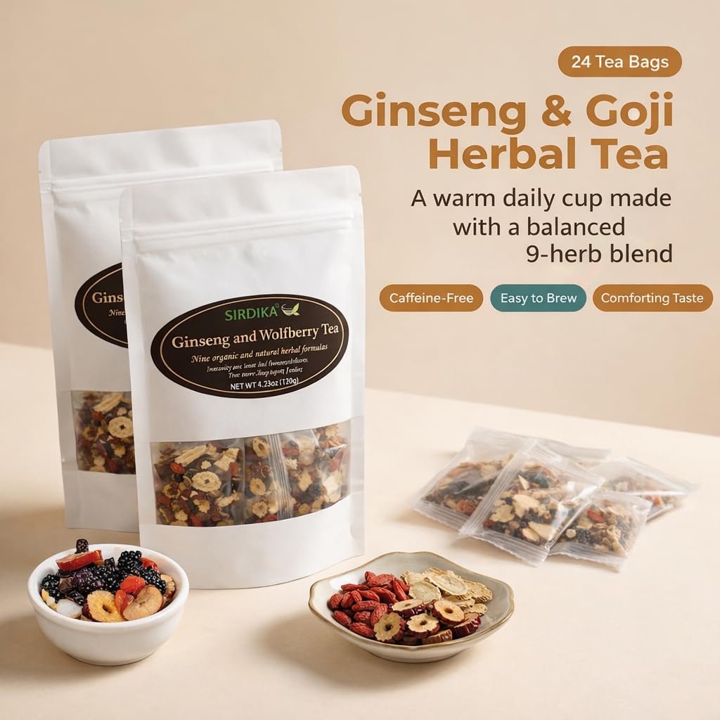 Goji berries herbal tea blend