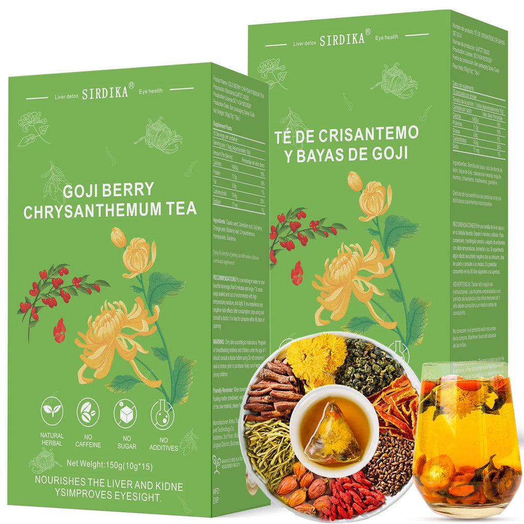 Goji berry herbal tea bags