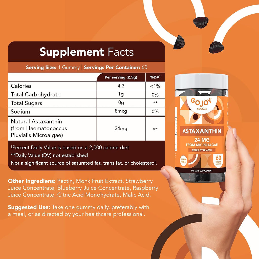 GOJOY NATURALS Astaxanthin for skin support
