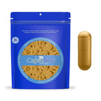 gold empty gelatin capsules for multivitamins