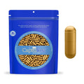 gold empty gelatin capsules for multivitamins