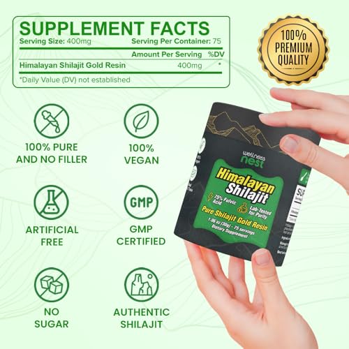 Gold Grade shilajit for herbal supplementation
