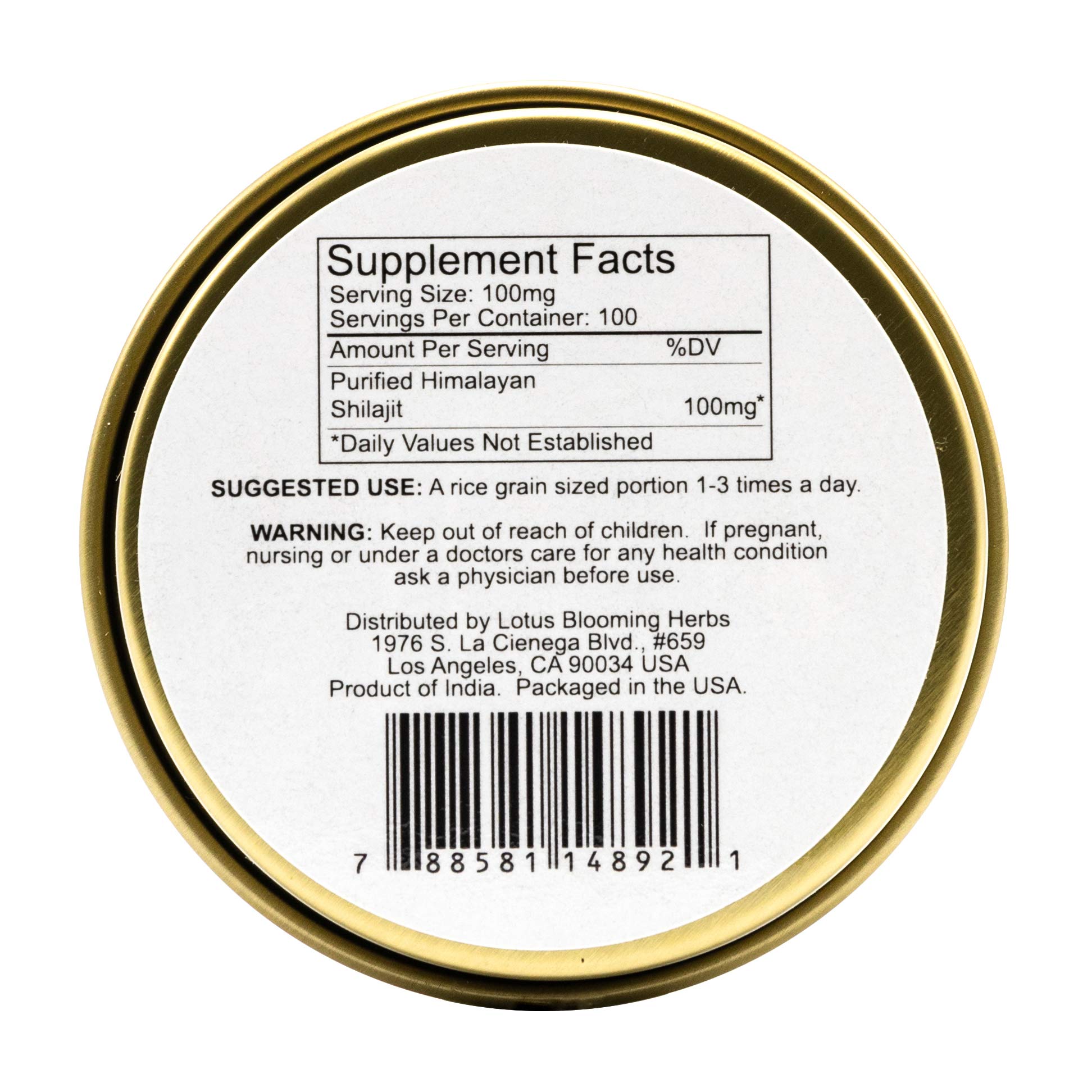 Gold grade Shilajit for stamina