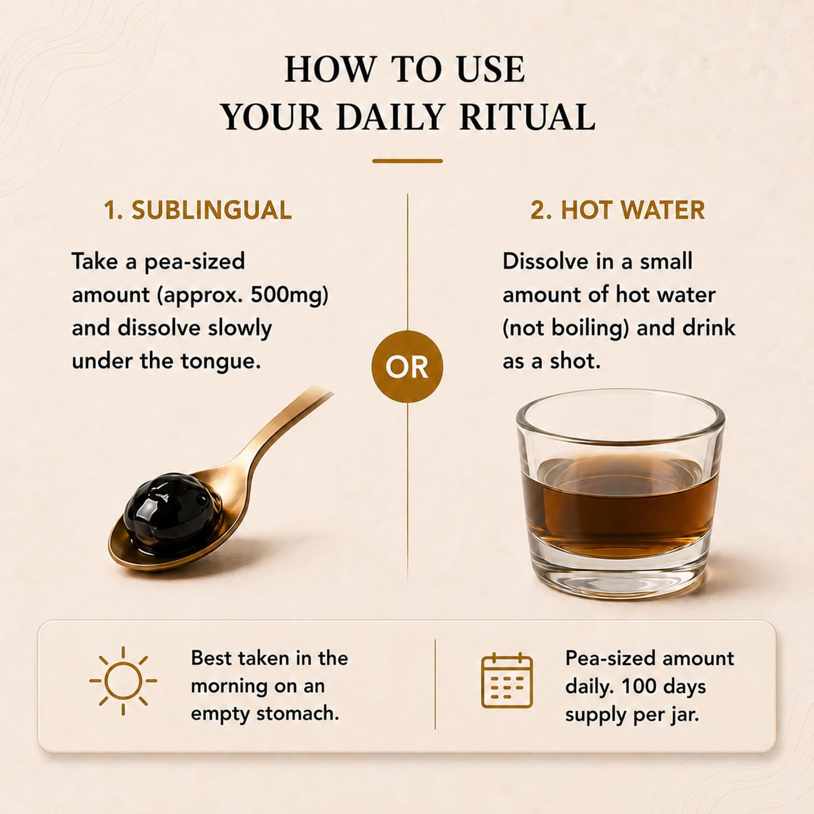 Gold Grade shilajit for wellness