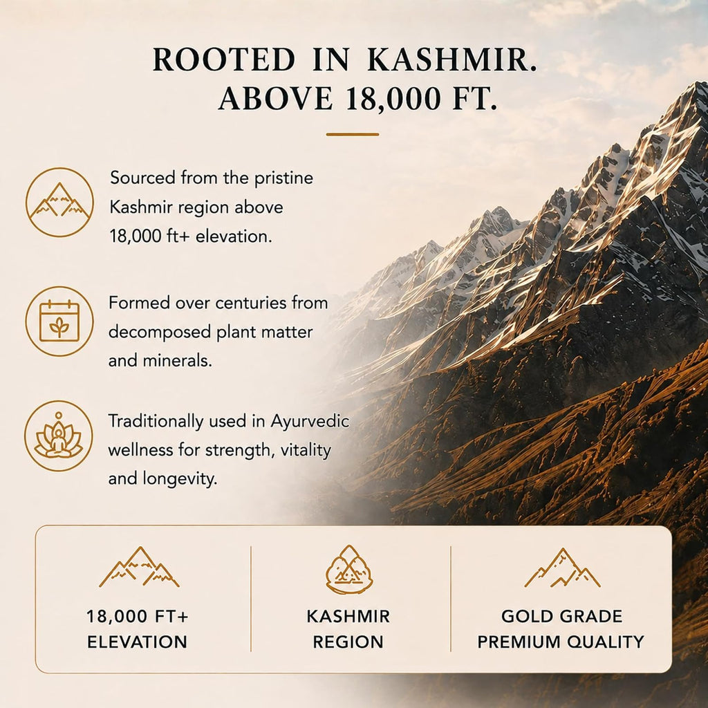 Gold Grade shilajit resin for recovery