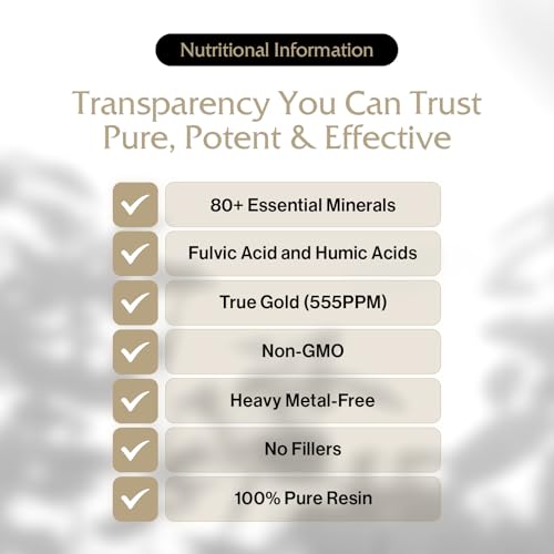 Gold-infused minerals for vitality