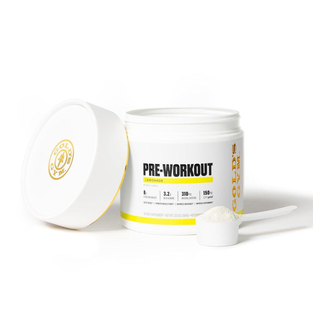 Gold's Gym pre-workout lemonade flavor