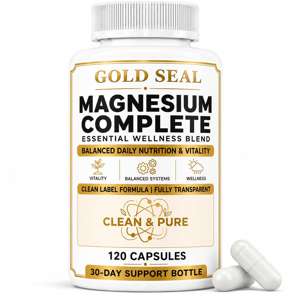 Gold Seal magnesium capsules for relaxation