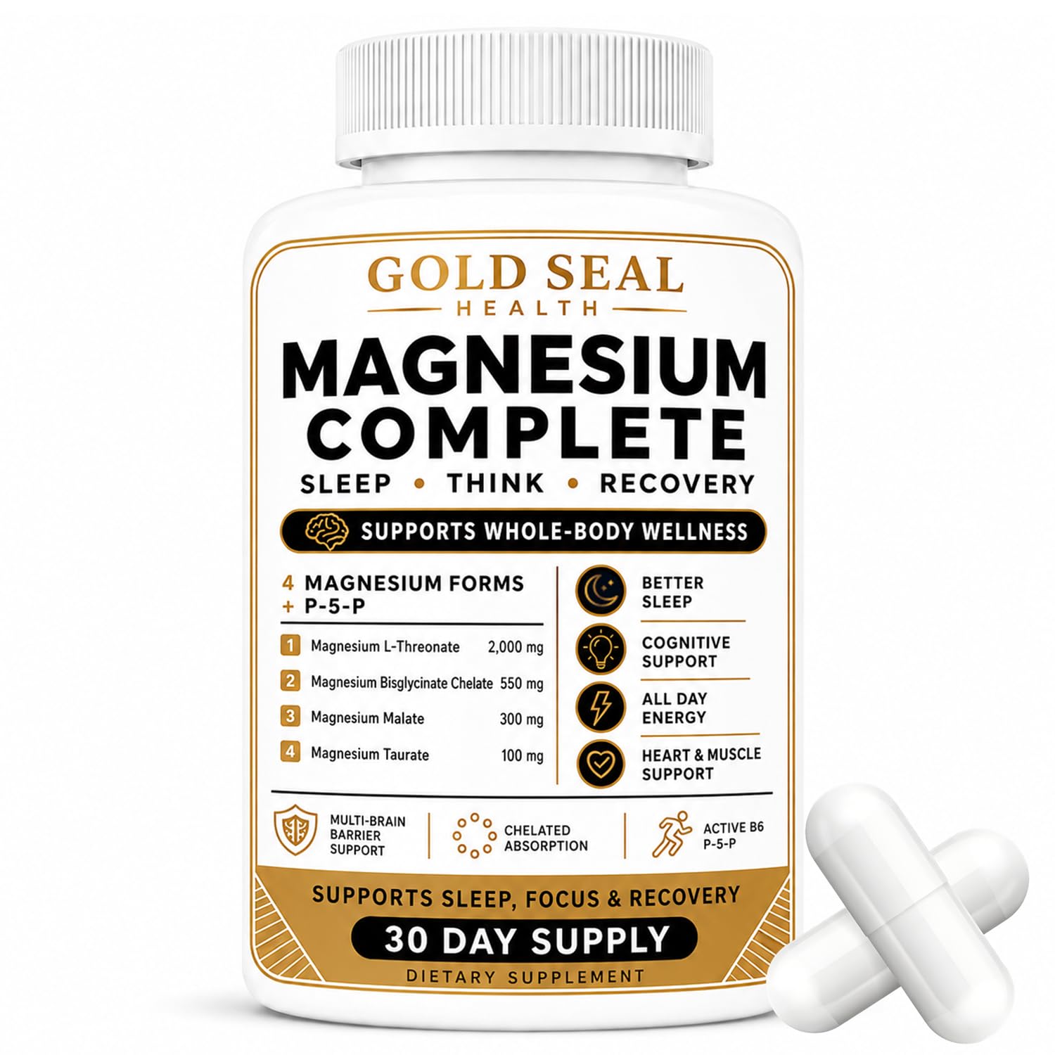Gold Seal Magnesium Complete capsules