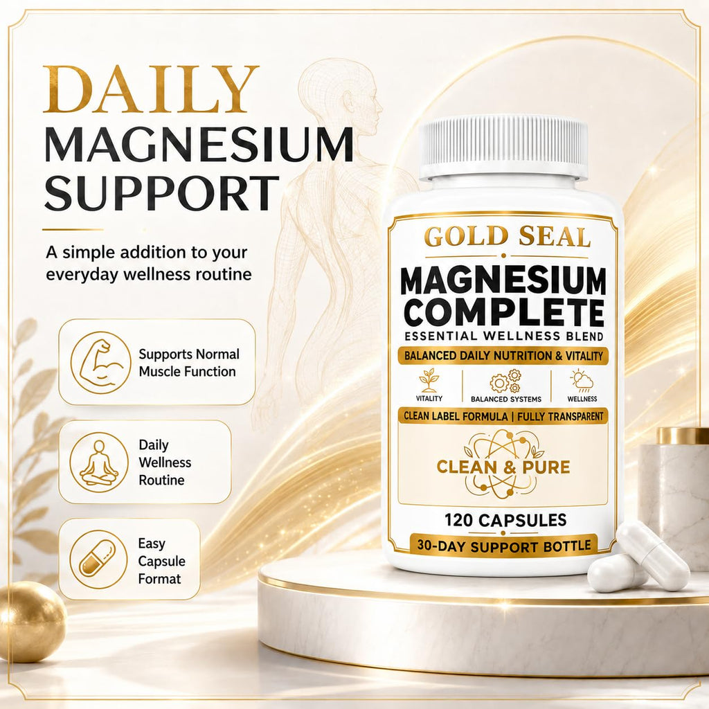 Gold Seal magnesium for muscle support