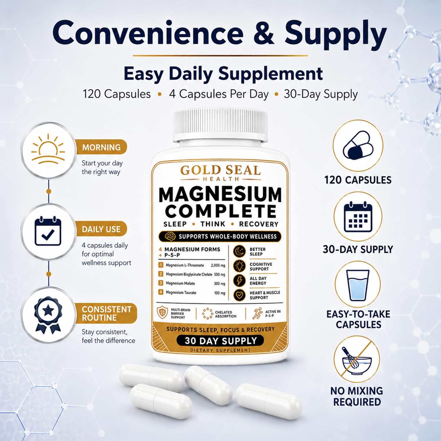 Gold Seal magnesium for relaxation