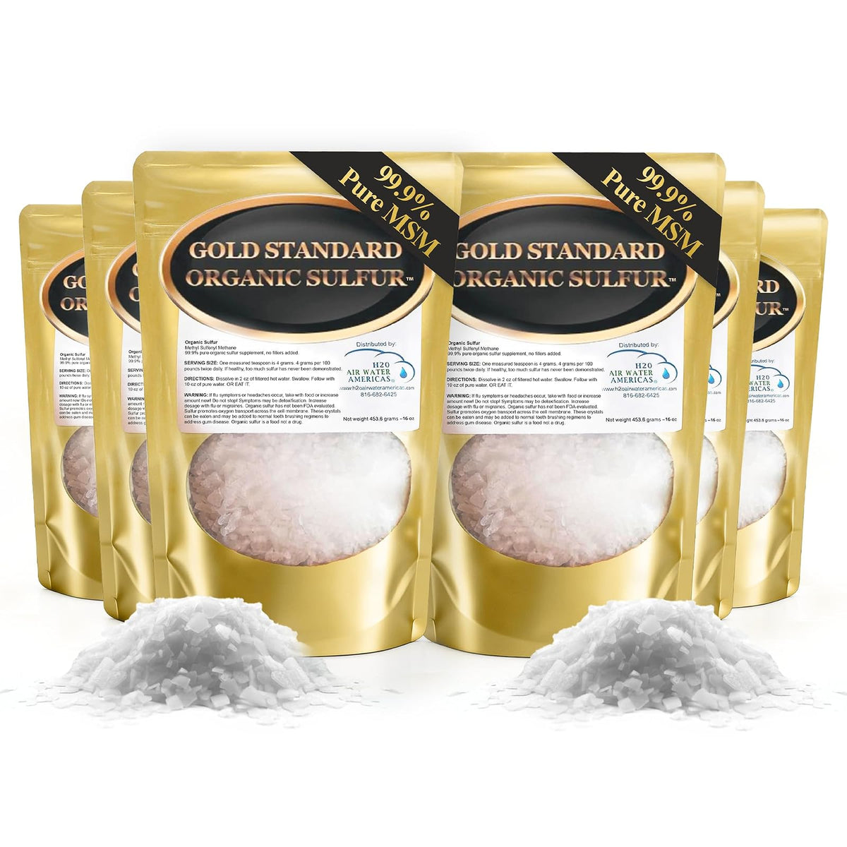 Gold Standard Organic Sulfur Crystals for joint health