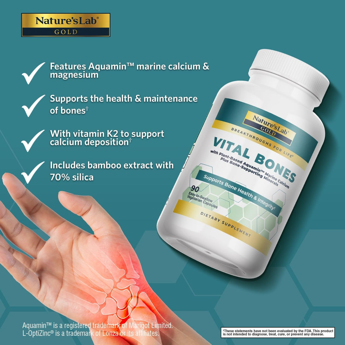 Gold Vital Bones with Aquamin benefits