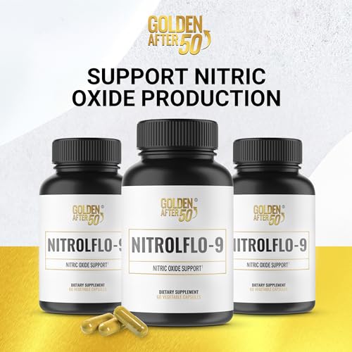 Golden After 50 NitrolFlo-9 energy support