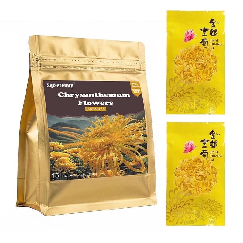 Golden Chrysanthemum Tea calming herbal infusion