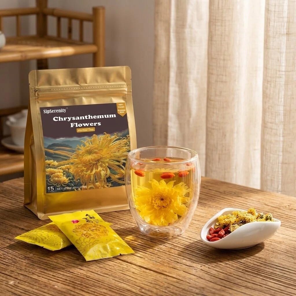 Golden Chrysanthemum Tea perfect for cozy evenings