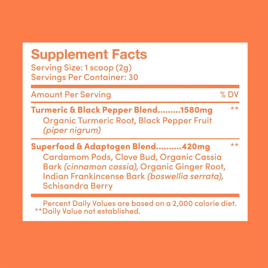 golden milk blend turmeric curcumin