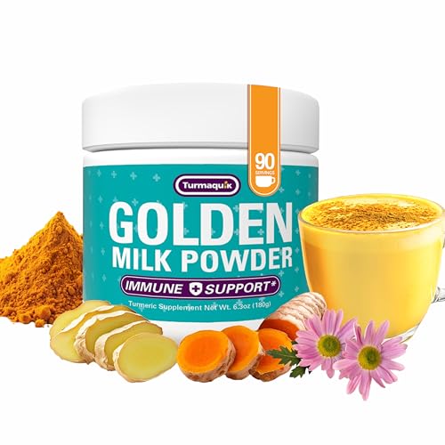 golden milk blend with turmeric