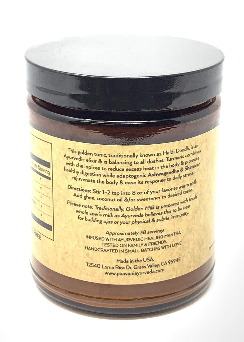 Golden milk turmeric blend for wellness