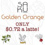 Golden orange turmeric latte for immunity