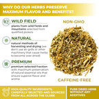 Golden root tea for natural detox