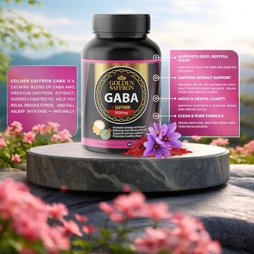 GOLDEN SAFFRON GABA for stress relief