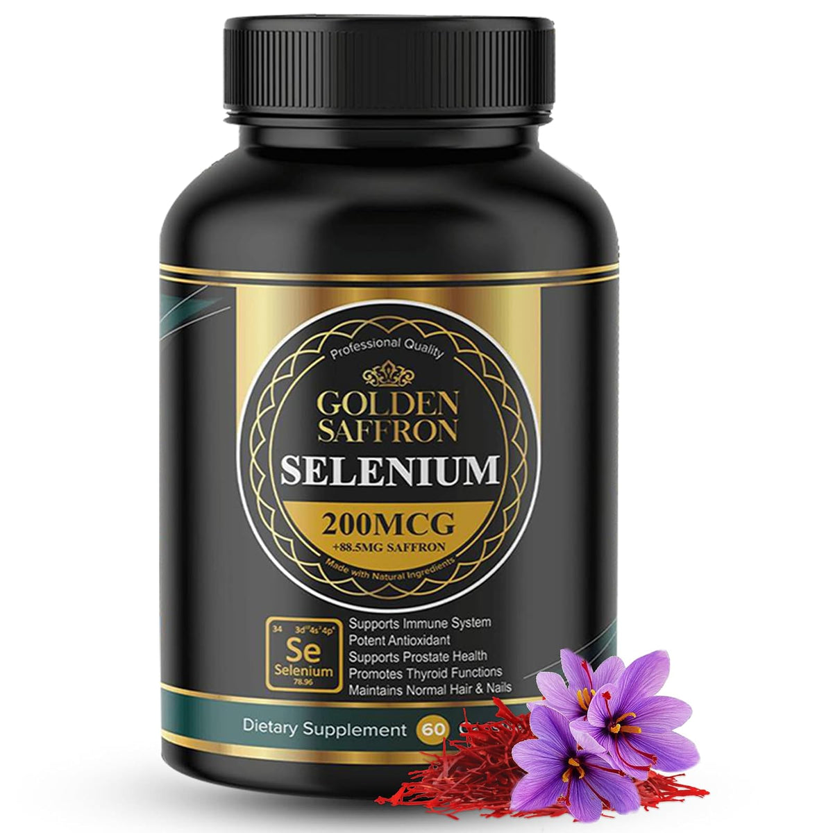 Golden Saffron selenium health benefits