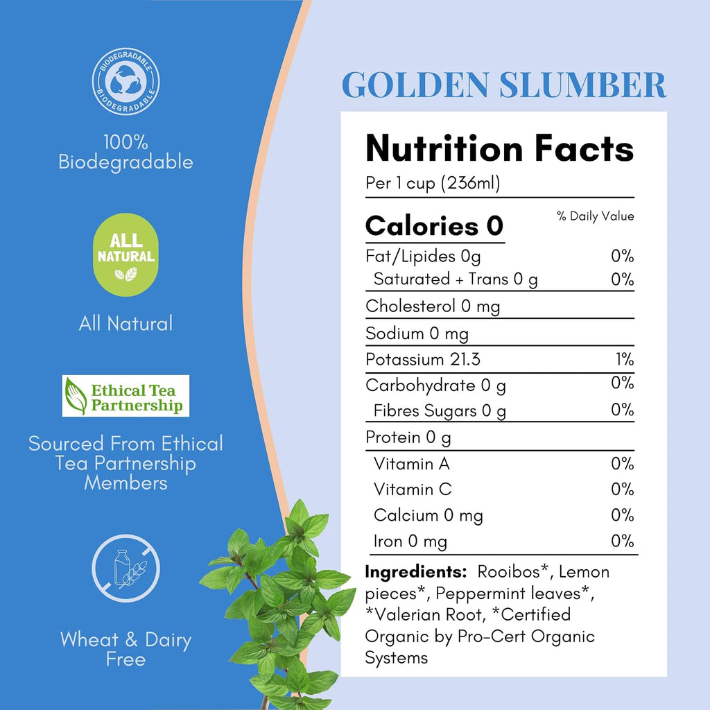 Golden Slumbers herbal tea blend