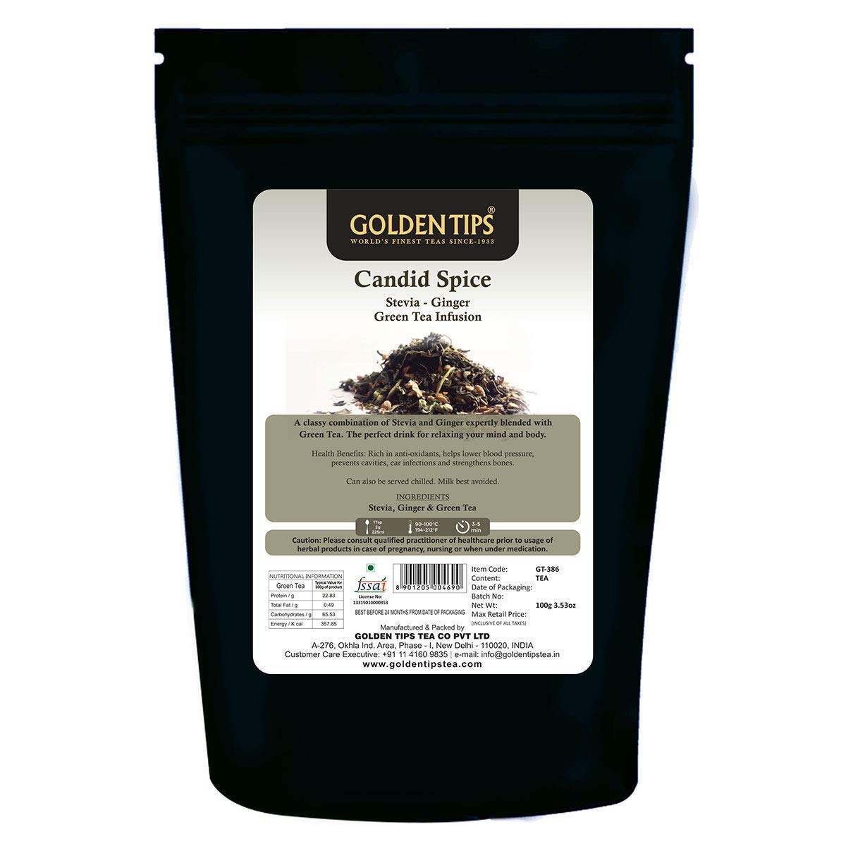 Golden Tips Darjeeling herbal supplements