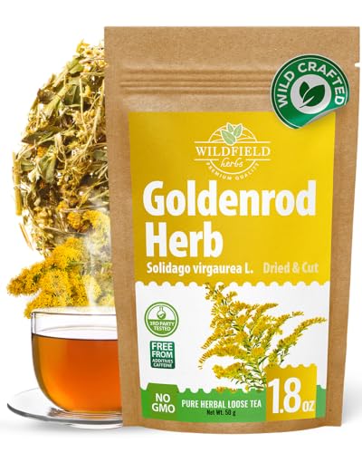 Goldenrod herbal tea for relaxation