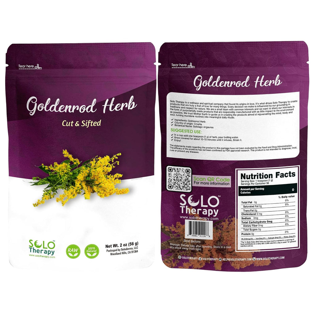 Goldenrod tea for soothing digestion