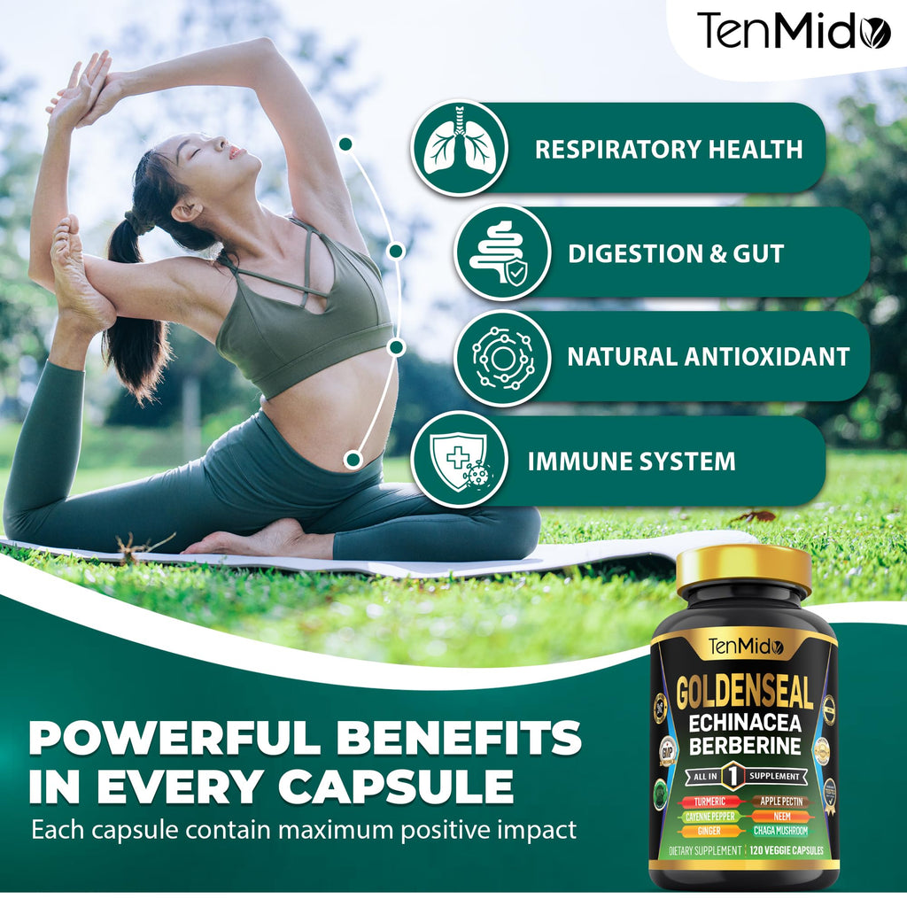 goldenseal and berberine for gut support