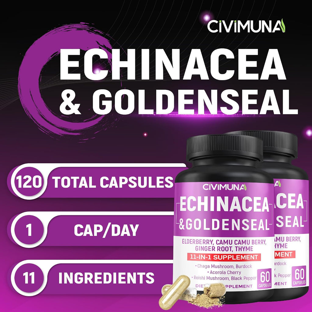 Goldenseal and elderberry blend benefits