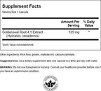 Goldenseal capsules for digestive health