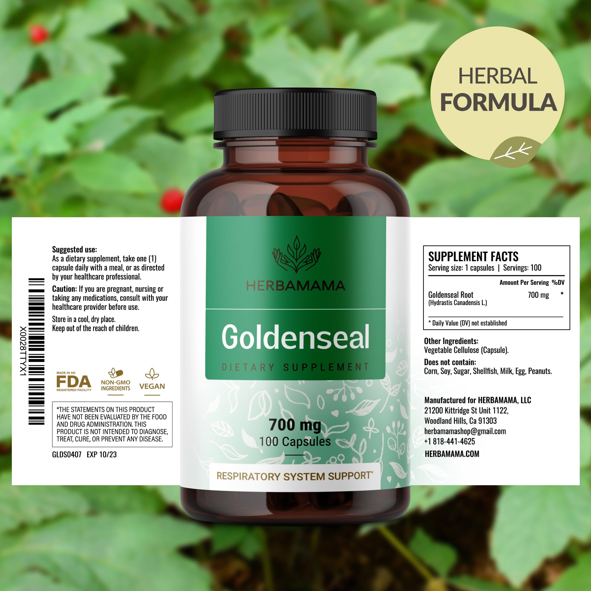 goldenseal capsules for holistic wellness