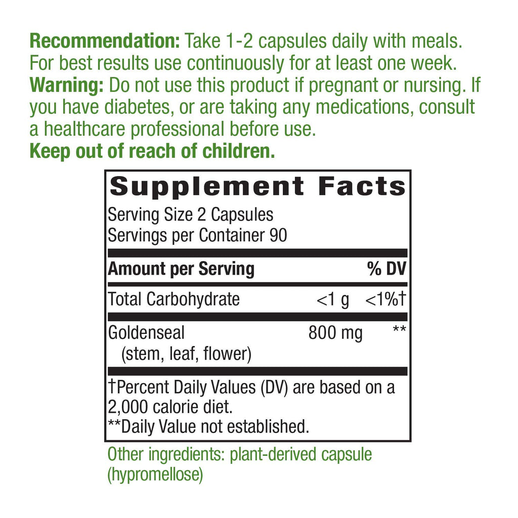 goldenseal for seasonal wellness support