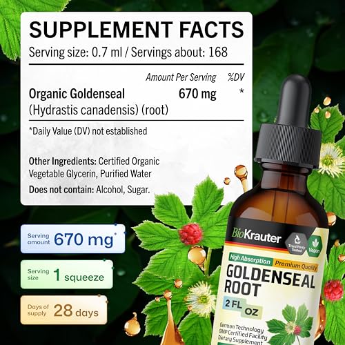 goldenseal plant extract for overall health