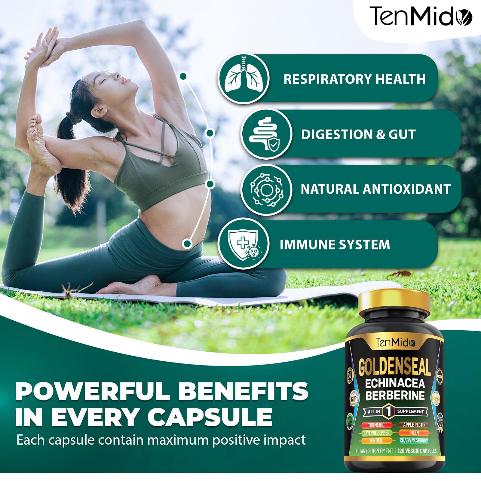 Goldenseal root 10-in-1 benefits