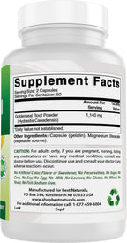 Goldenseal root capsules for everyday use