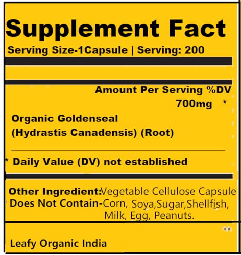 goldenseal root capsules for immune support