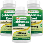 Goldenseal root capsules for wellness