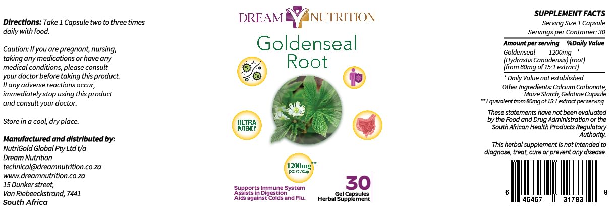 goldenseal root for respiratory support