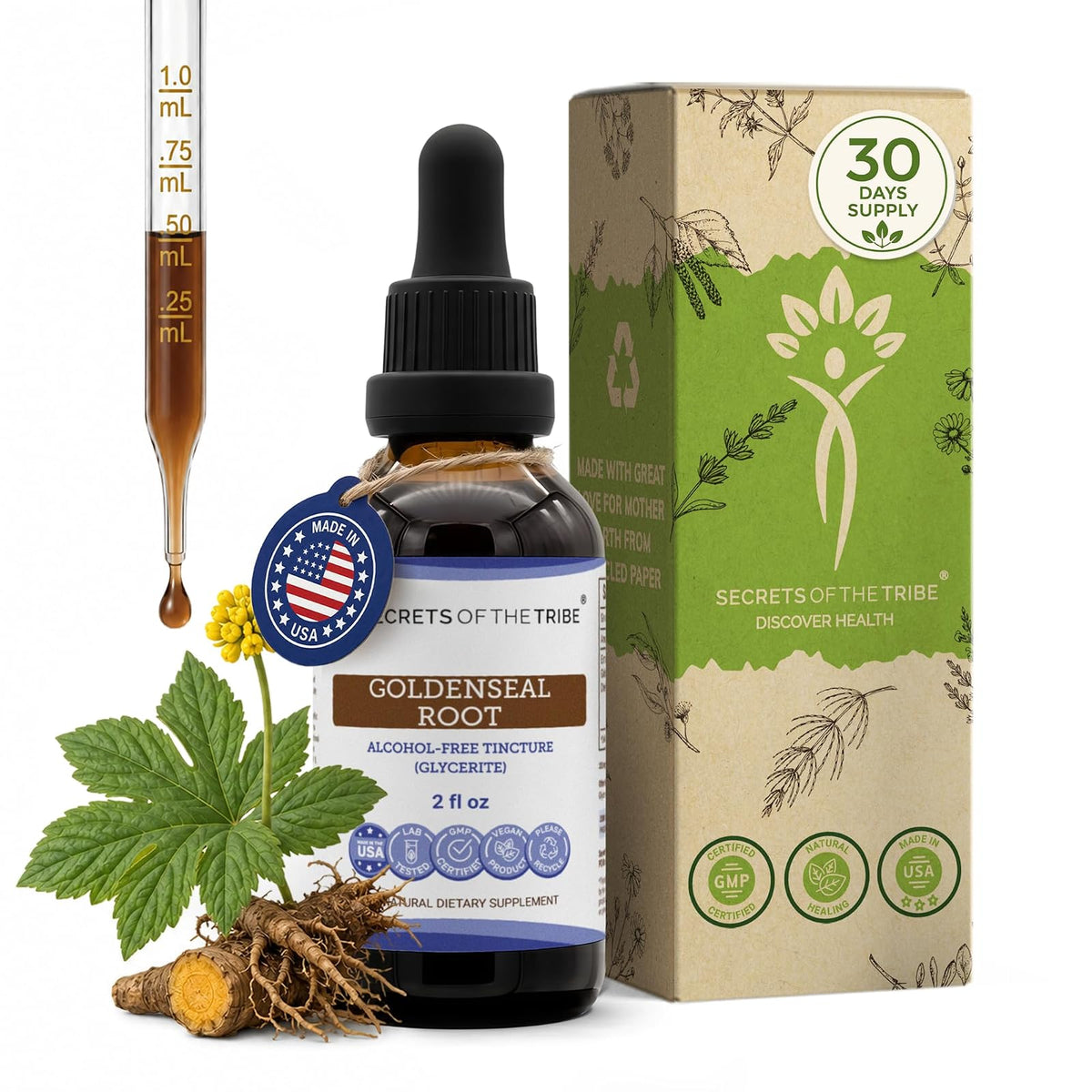 Goldenseal root liquid extract benefits
