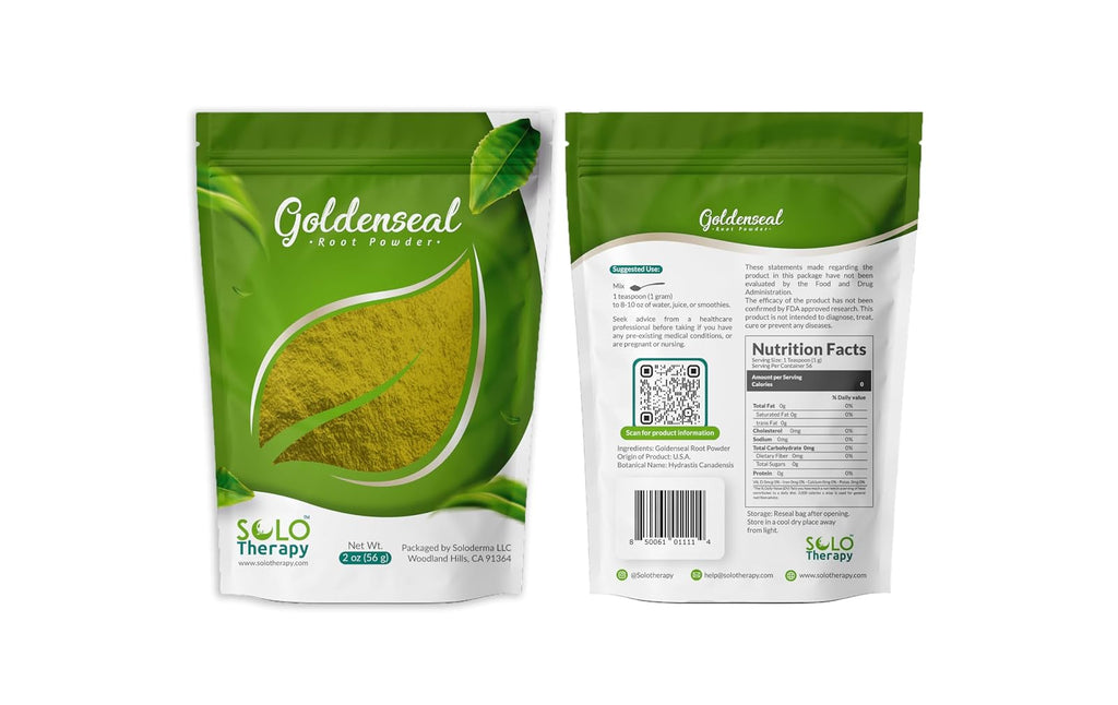 Goldenseal root powder for wellness
