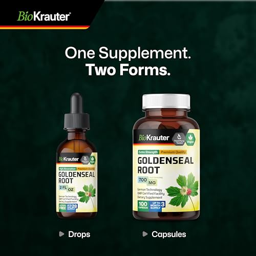 Goldenseal tincture for respiratory support