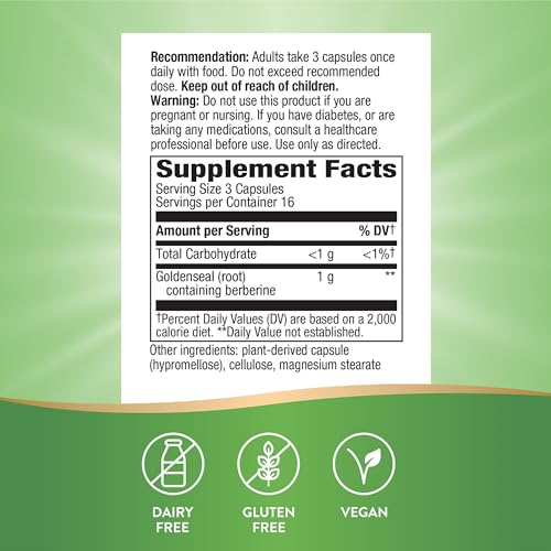 goldenseal with berberine benefits